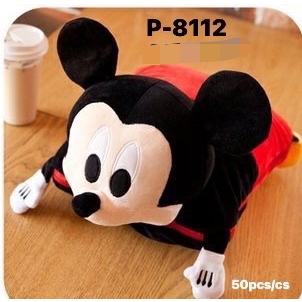 2in1 Cute Pillow Blanket Cartoon Character Design Fleece Blanket ...