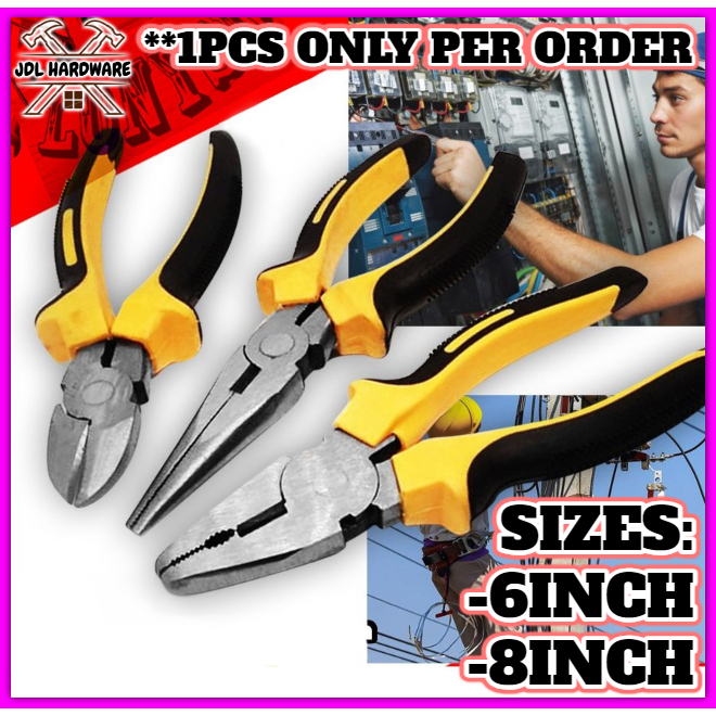 1PCS Pliers 6 and 8 Hardware Tools Labor Saving Electrical Industrial ...