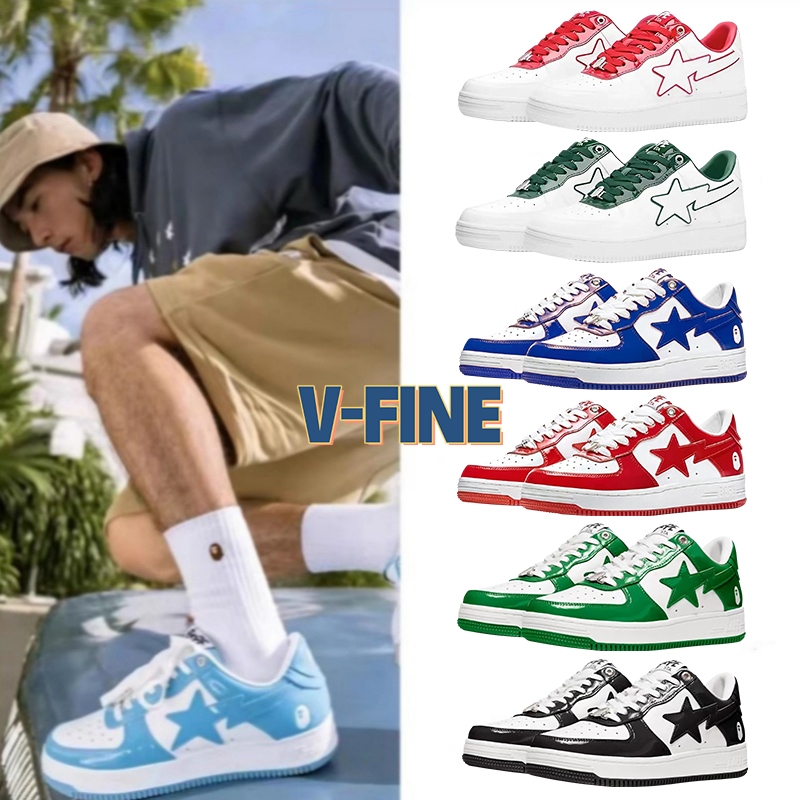 Bape Sta Ape-Man Head Low Cut Sneakers Skateboard Shoes Unisex With Box ...