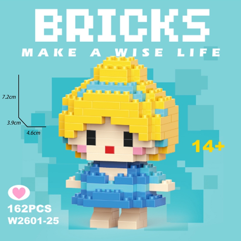 ABOUT Cute Mini Building Block Assembled Small Sanrio Particles Toys ...