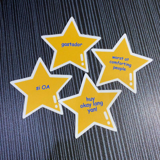 SOBRANG OA Star Award Sticker| Vinyl Glossy Laminated Waterproof ...