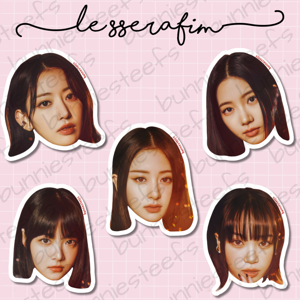 LE SSERAFIM Bubble Head Sticker - LE SSERAFIM Sticker - 1pc | Shopee ...