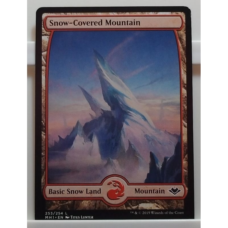 Snow-Covered Lands (Magic the gathering) | Shopee Philippines