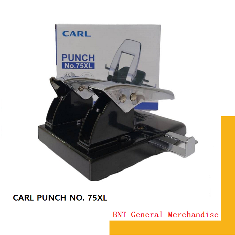 CARL PUNCH NO. 75XL Carl 2hole Puncher Heavy duty 75XL 1PIECE | Shopee ...