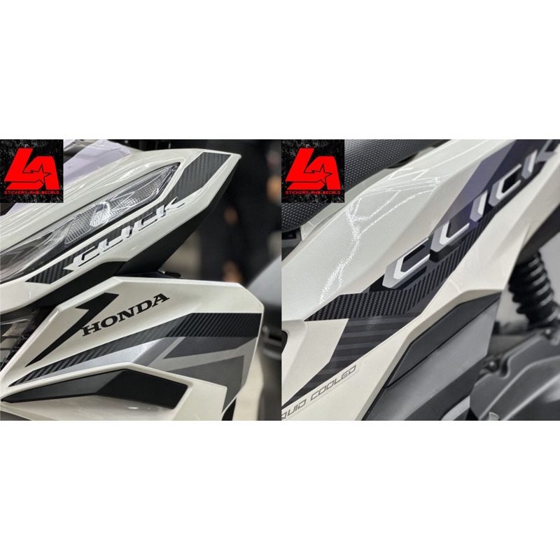 HONDA CLICK V3 COVER UP CARBON DECALS STICKER (Original Carbon Sticker ...