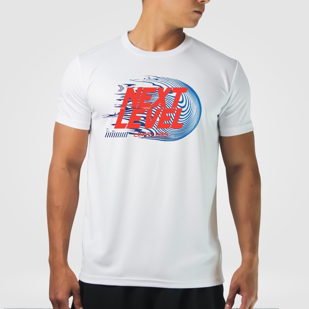 Limitless NEXT LEVEL Graphic ThermoTech Shirt Men's Gym Activewear for ...