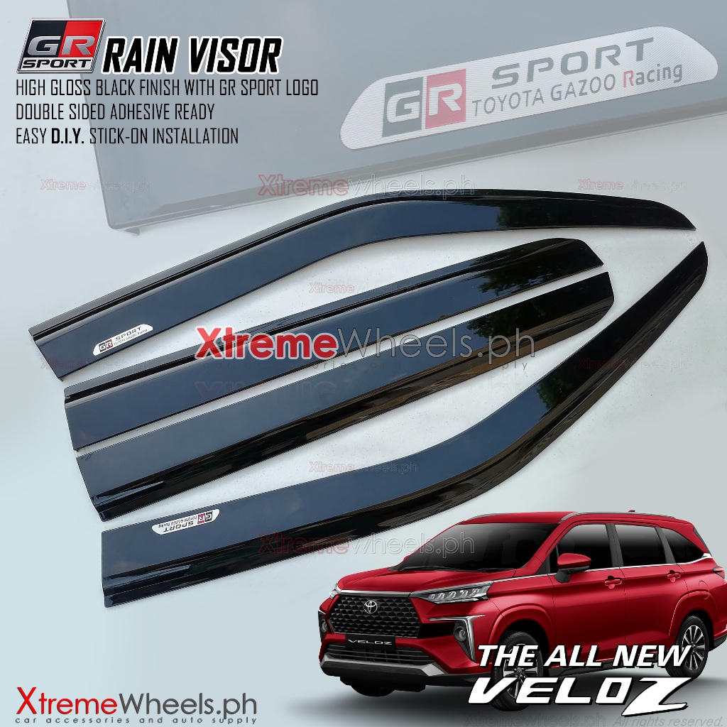 Toyota Veloz 2022-2026 GR/Gazoo Thick slim Thailand Made Rain Gutter ...