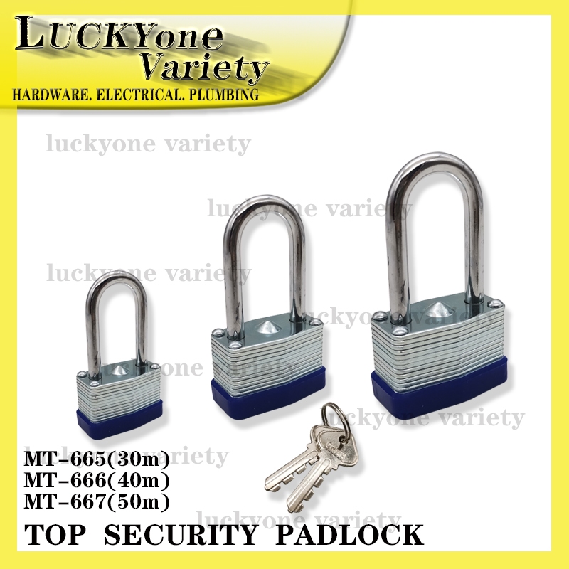 HEAVY DUTY TOP SECURITY PADLOCK (LONG) | Shopee Philippines
