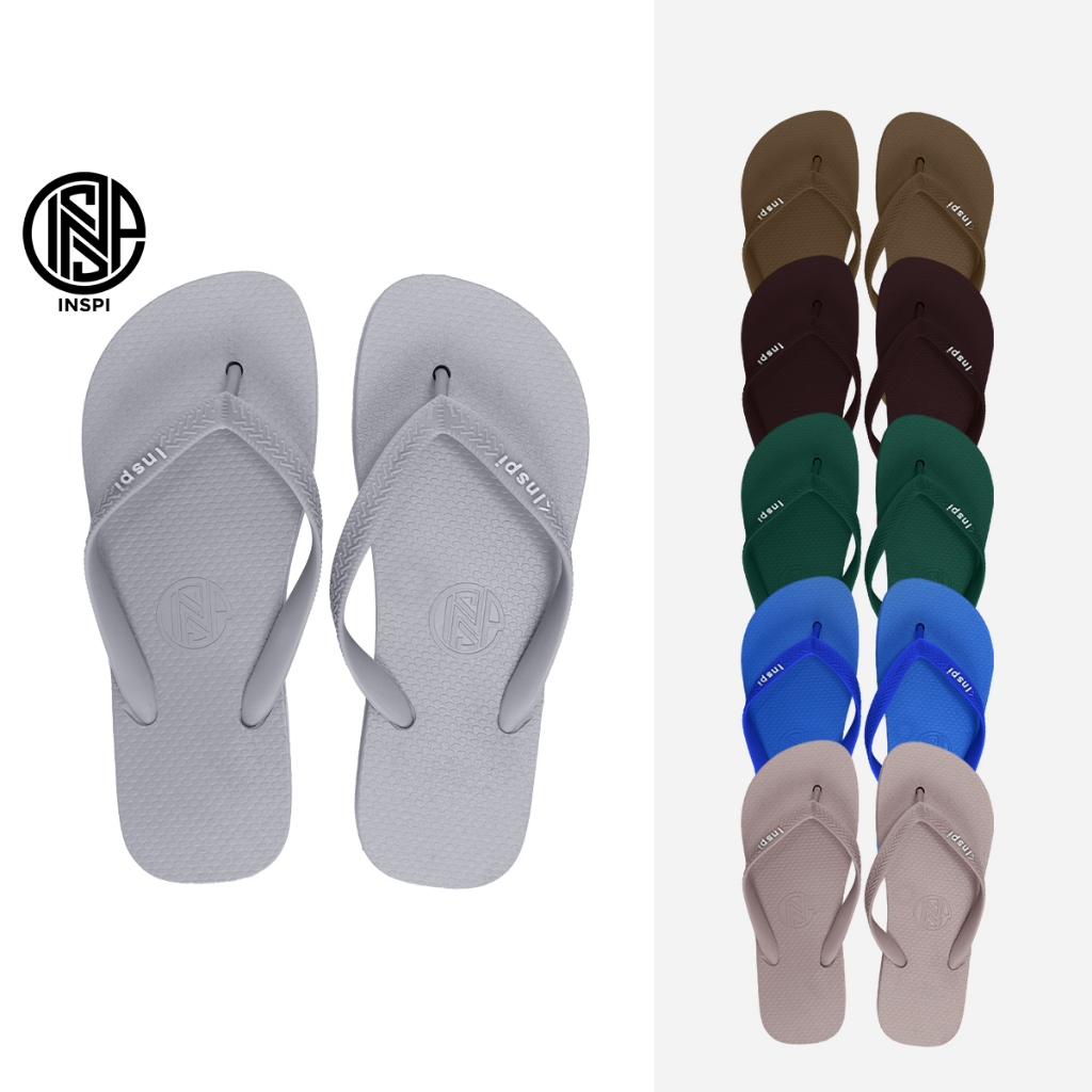 INSPI Slippers For Men and Women Flip Flops Basic Indoor Footwear ...