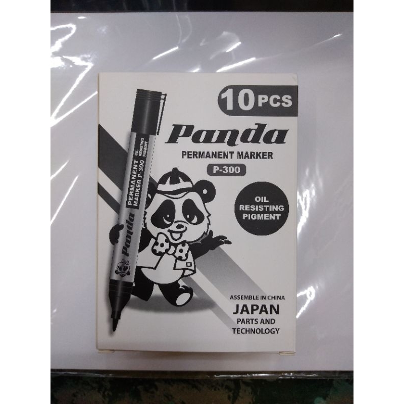 Panda Permanent Marker P-300 (Sold per box of 10) | Shopee Philippines