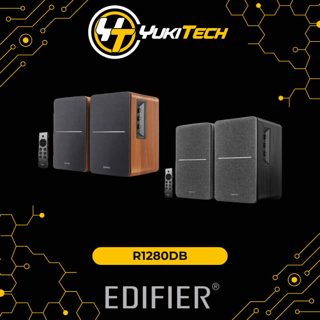 Edifier R1280DB Powerful Bookshelf Speakers | Shopee Philippines
