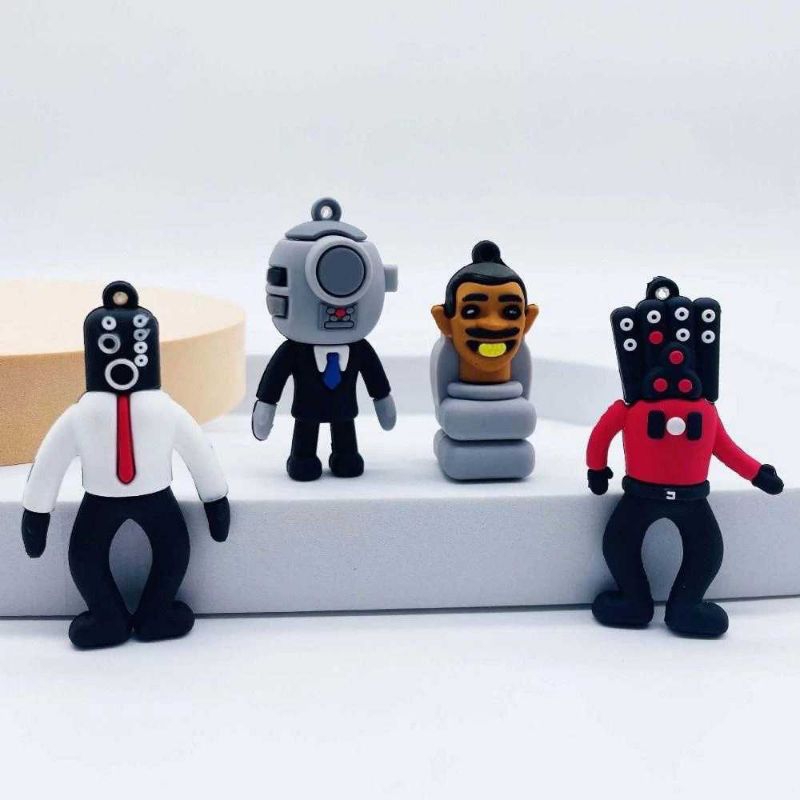 key chain skibidi man , speakerman ,skibidi toilet toys character ...