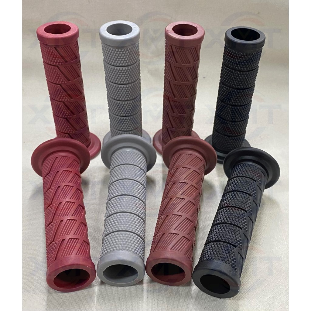 Motorcycle Soft Rubber Handle Grip | Big Hole Universal | Shopee ...