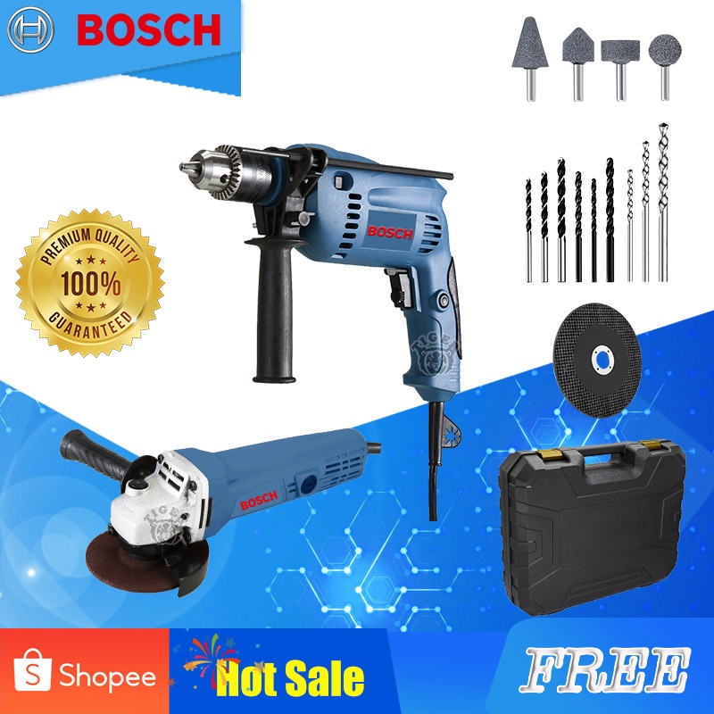 2 in 1 Grinder and Drill Set Power Tool Set with boxes 980W Angle ...
