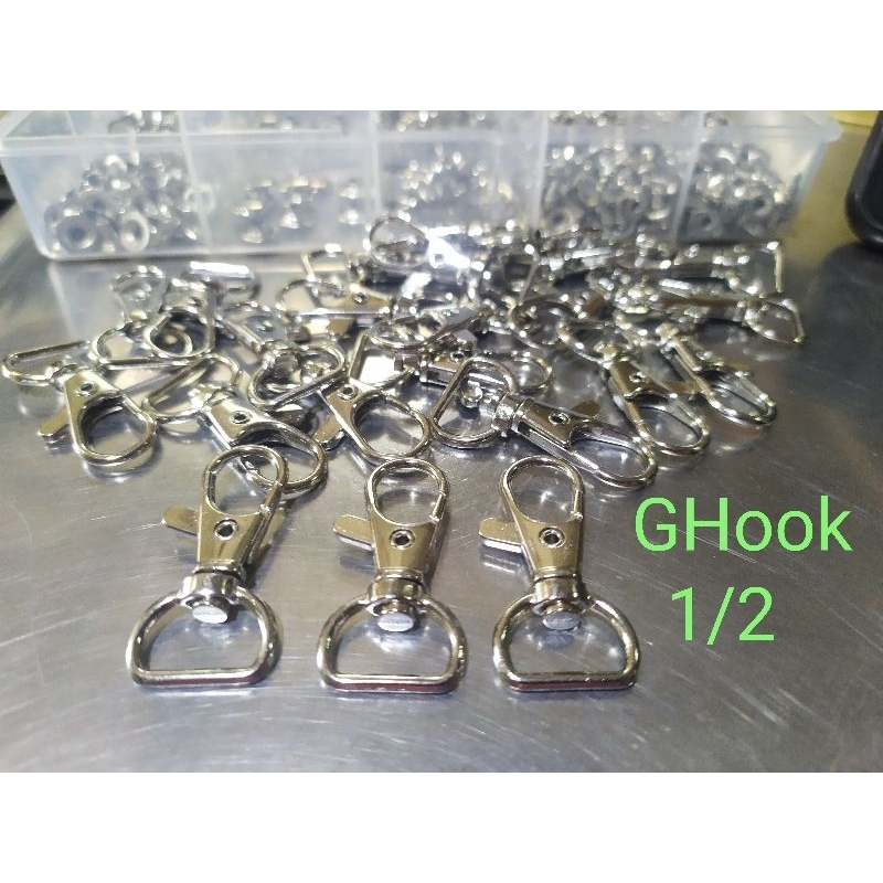 Quality G-Hooks 1/2" Thick for Id lace making per Pack 100pcs | Shopee ...