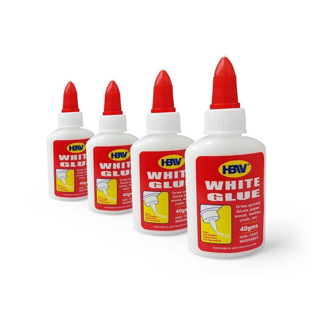White Glue Hbw 1Pc adhesive Glue 40g | Shopee Philippines