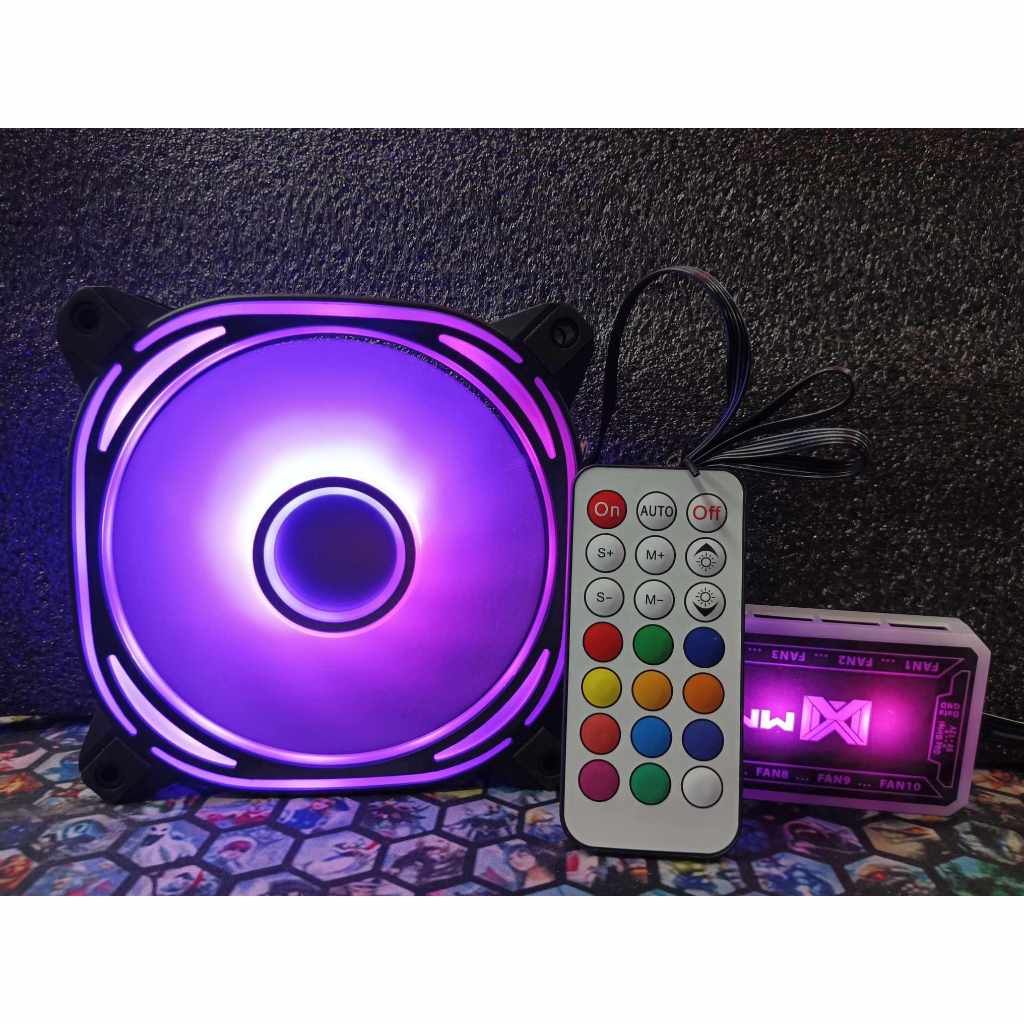 MMA FAN 09 6 PIN FAN FOR HUB BLACK/WHITE COLOR CASE FANS | Shopee ...