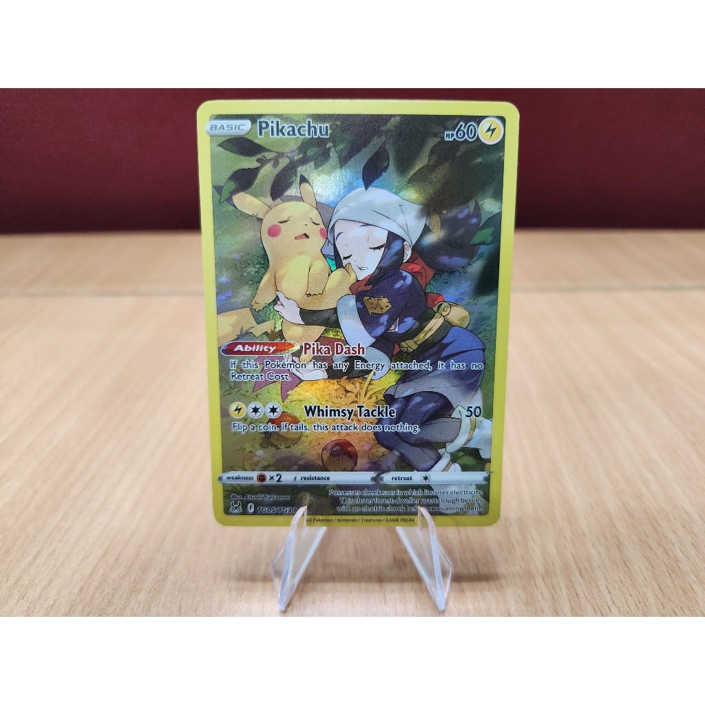 Pikachu Trainer Gallery - TG 5/30 - Ultra Rare Sword and Shield ...