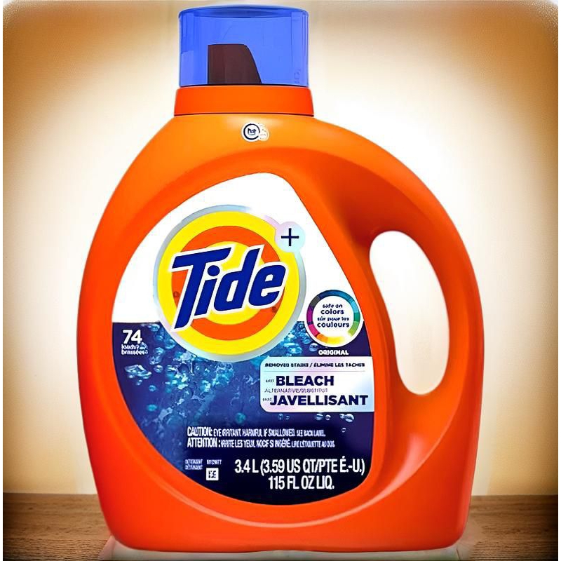 Tide Plus Bleach Liquid Laundry Detergent (3.4L) | Shopee Philippines
