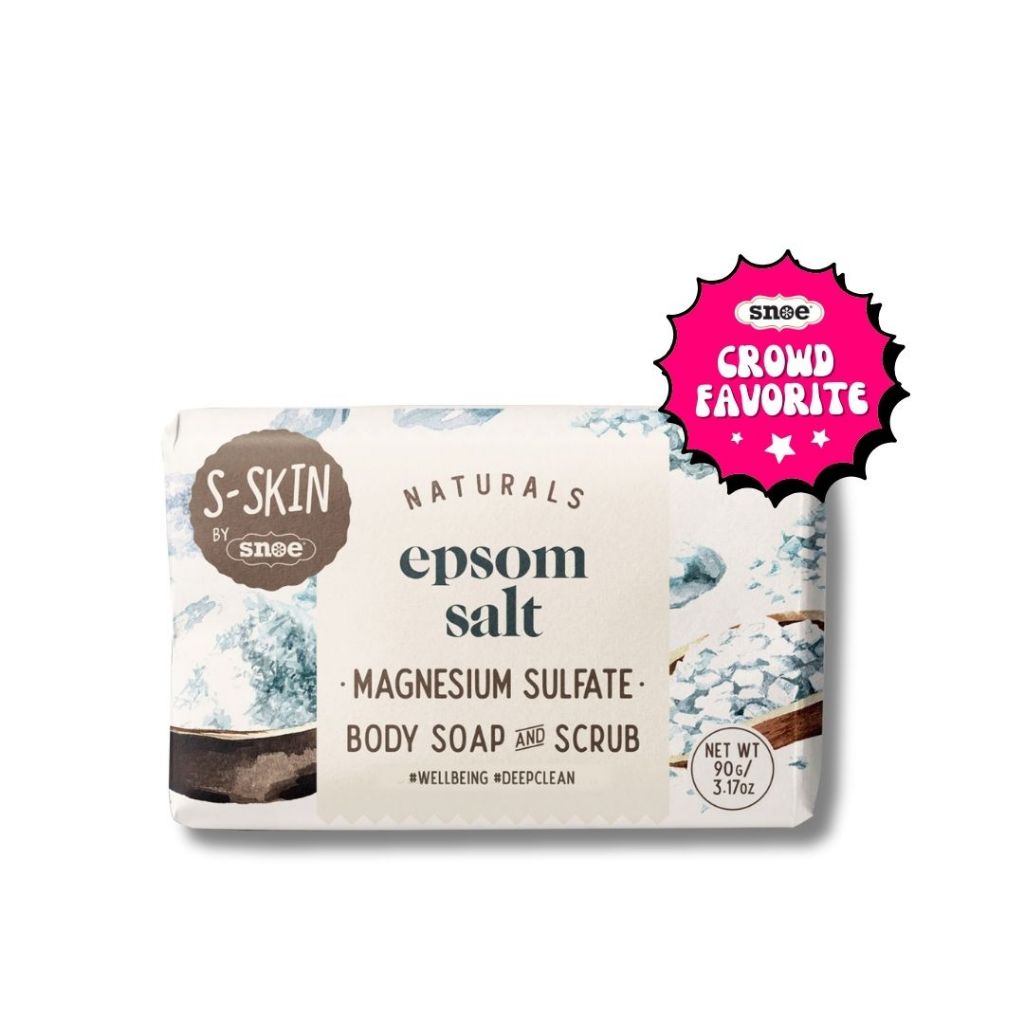 Snoe Beauty S-SKIN Naturals EPSOM SALT Body Soap & Scrub | Shopee ...