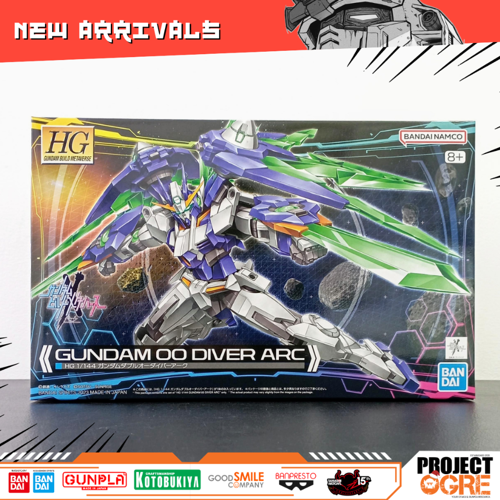 1/144 HG Gundam 00 Diver Arc (Gundam Build Metaverse) | Shopee Philippines