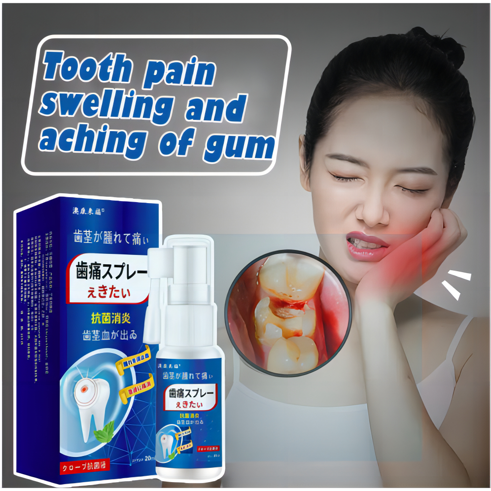 Toothache Spray Relieves Periodontitis Tooth Decay Gum Inflammation ...