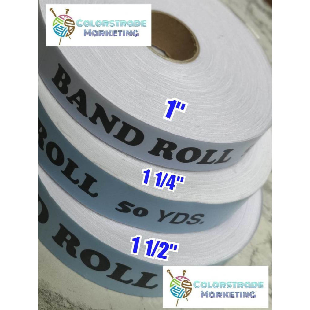 Band Roll / Waist Band 1" 1 1/4" & 1 1/2" Band Roll for Sewing 50 Yards ...