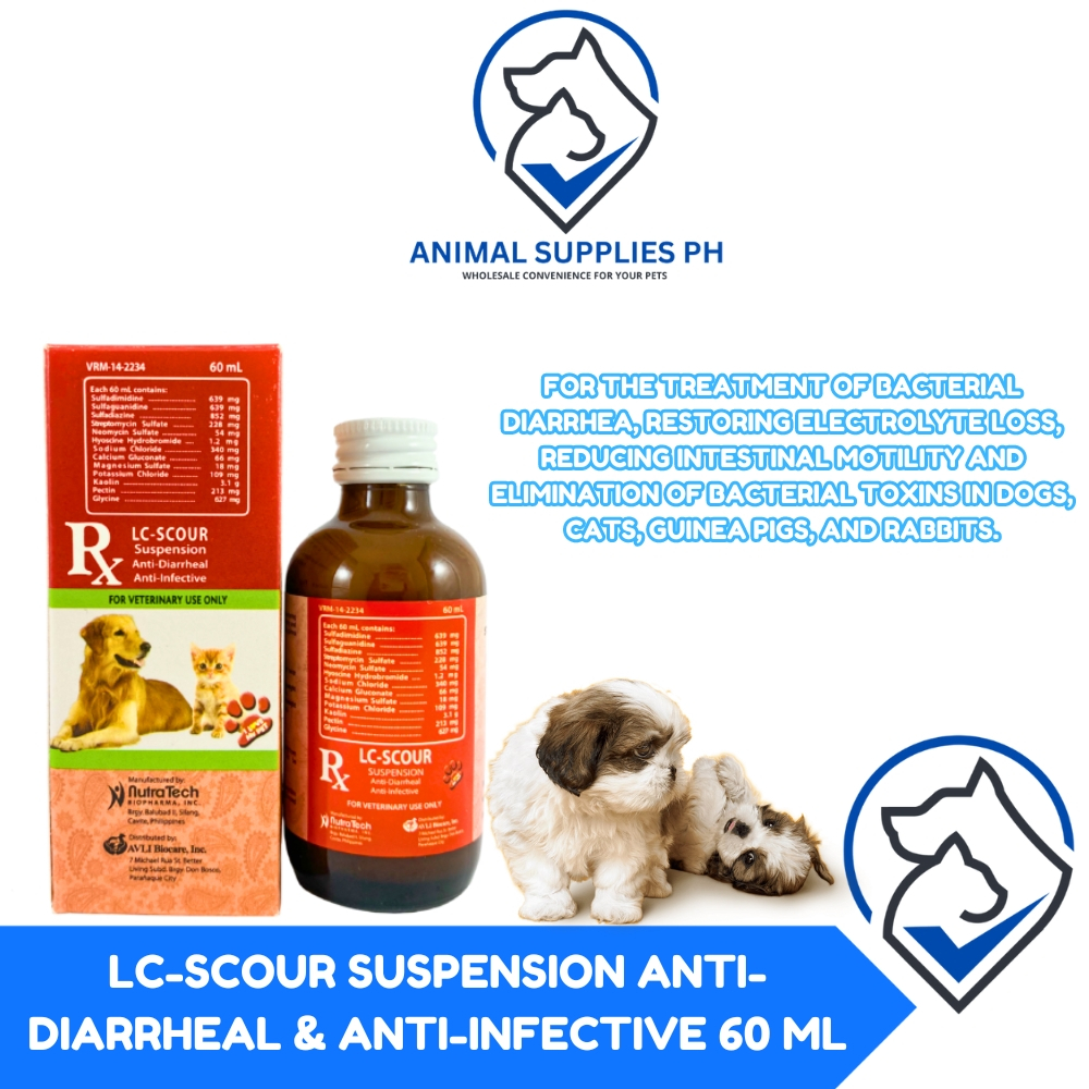 LC-Scour Suspension Anti-Diarrheal & Anti-Infective 60 ML | Shopee ...