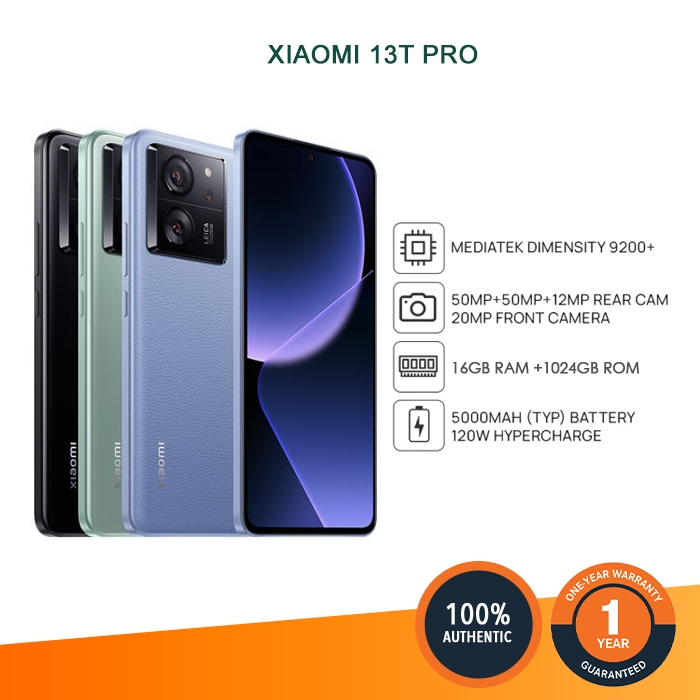 Xiaomi 13T Pro 16GB + 1024GB Global Version | Shopee Philippines