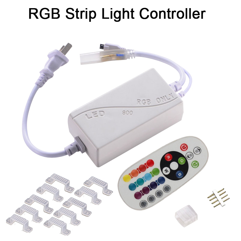 RGB LED Strip Light 220V Waterproof Cove Light Led Strip with Bluetooth ...
