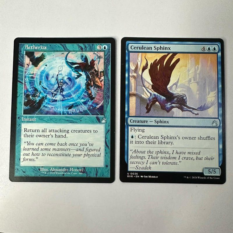 AETHERIZE | CERULEAN SPHINX | RVR RAVNICA REMASTERED | BLUE | MTG MAGIC ...
