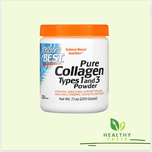Healthy Taste | Doctor's Best Pure Collagen Types 1 and 3 Powder ...