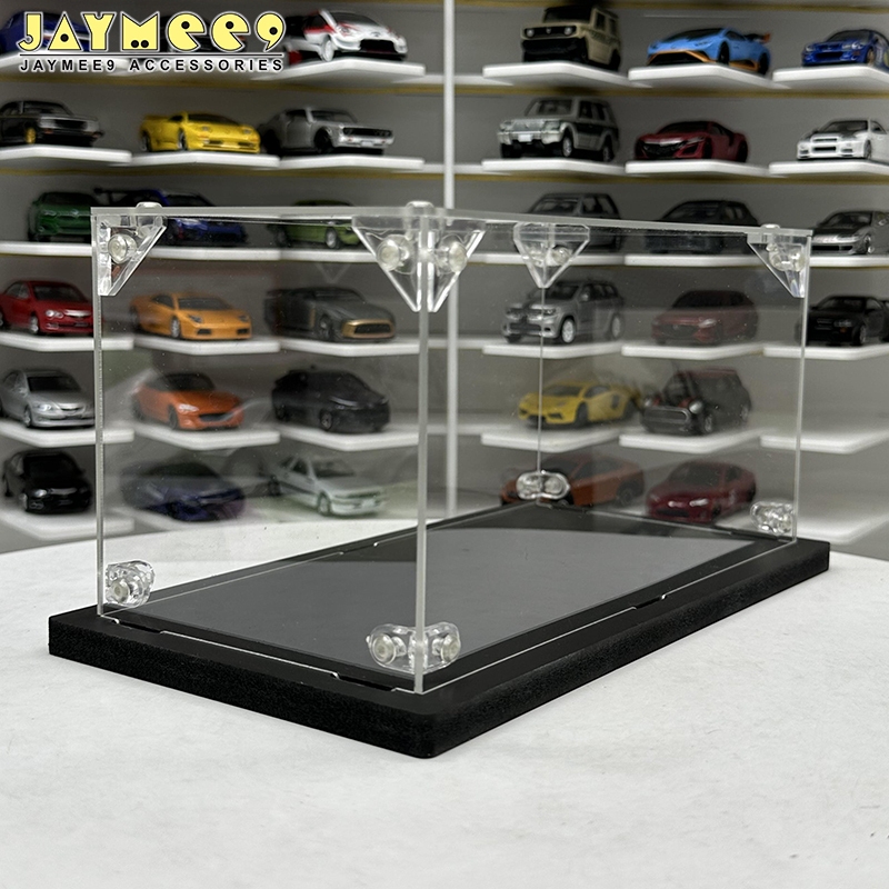 Acrylic box 1:32 1:24 1:18 1:10 Scale Car Model Display Box Transparent ...