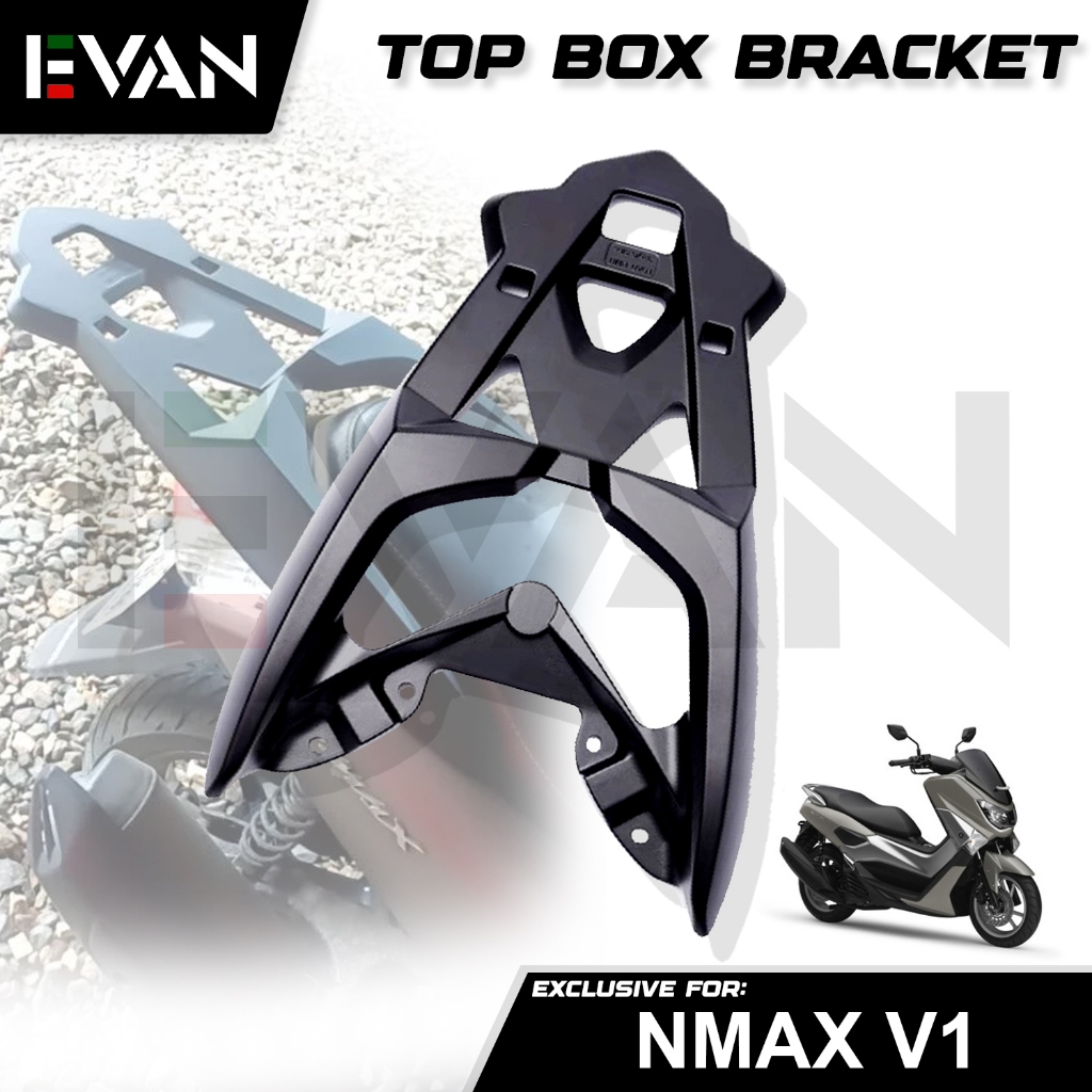 EVAN.PH Nmax 155 v1 Rear Bracket Top Box Bracket Carrier Tail Rack Rear ...