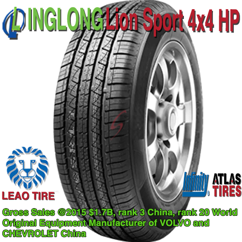 265/60 R18 Leao/Linglong Tire | Crosswind AT/MT, LS AT/AT2 XL/4x4 HP/4x4 HP3, Thunder100 (265 ...