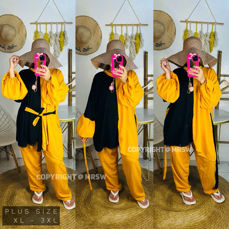 Kara PLUS SIZE Muslim terno pants | Shopee Philippines