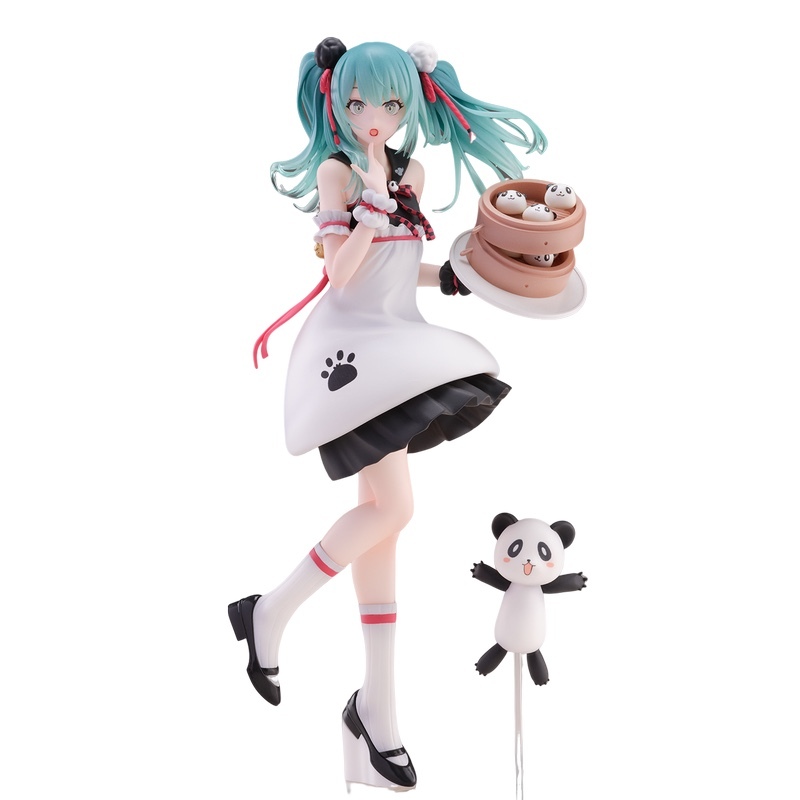 Sega: Hatsune Miku Panda Bean Paste Buns Anime Figure Cartoon Model Toy ...