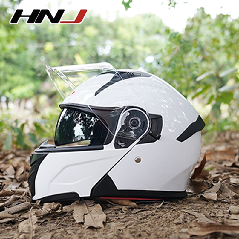 HNJ YM-629 Modular Helmet Full Face Motorcycle Dual Visor Unisex ...