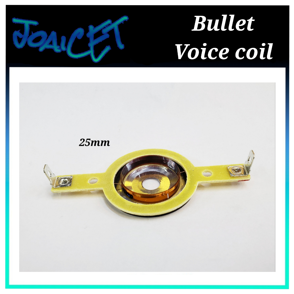 BULLET VOICE COIL REPLACEMENT 25mm | Shopee Philippines