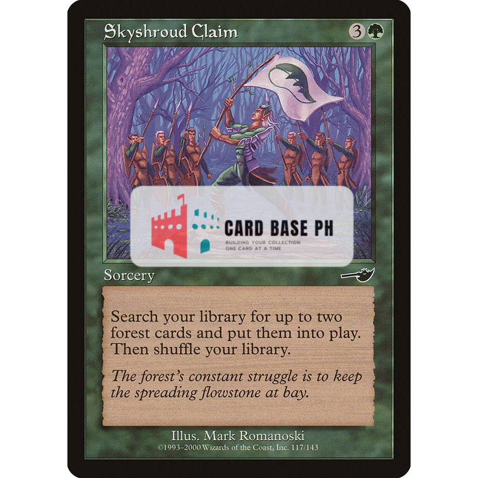 Skyshroud Claim(Heavily Played) - Magic the Gathering Trading Card ...