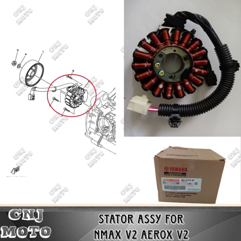 STATOR ASSY NMAX V2 AEROX V2 | Shopee Philippines