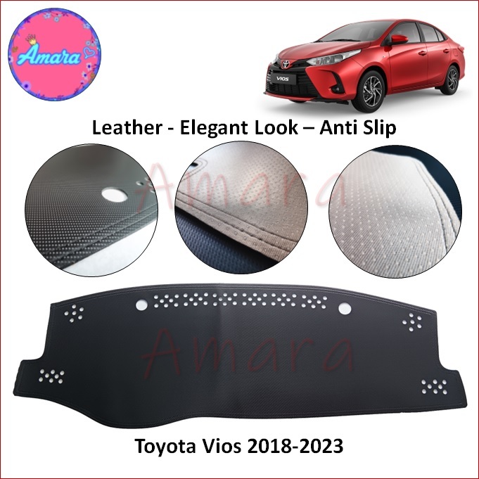 LEATHER Dashboard Cover Toyota Vios 2018 to 2023 | Shopee Philippines