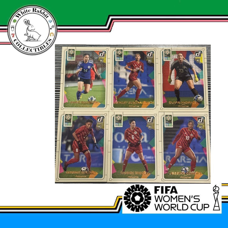 FIFA WWC DONRUSS 2023 - Philippines Cards RC Sarina Bolden Olivia ...
