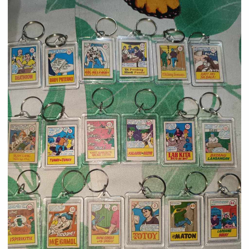 pelikula teks vintage collectible items 90s teks in keychain | Shopee ...