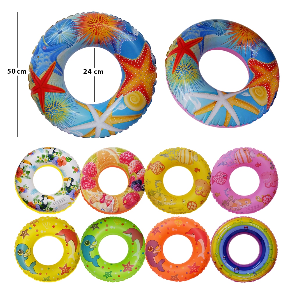 Cartoon Character Swim Ring Floater 22 Inches | Shopee Philippines