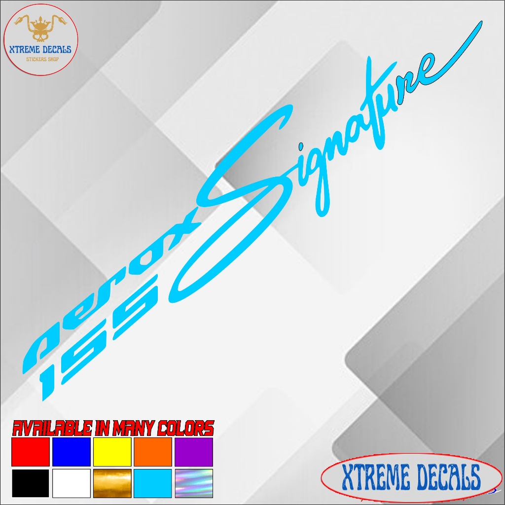yamaha aerox 155 signature sticker | Shopee Philippines