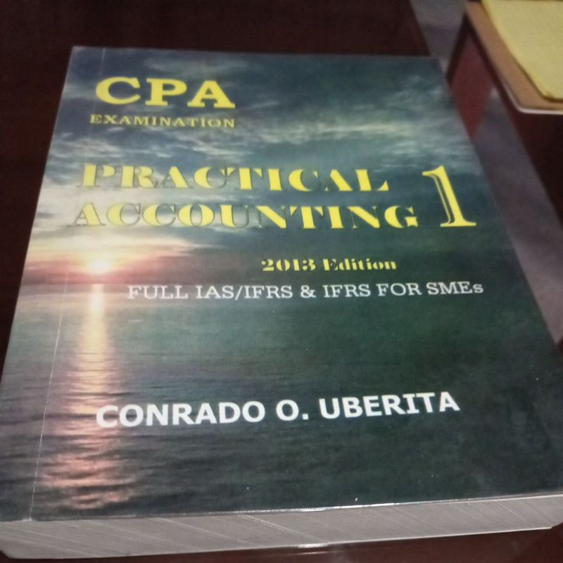 CPA Examination Practical Accounting 1 by Conrado Uberita | Shopee ...