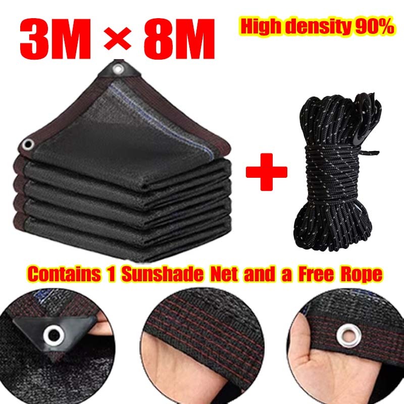 Anti UV 90% Sunshade Net Garden Plant Outdoor garden shade Cloth garden ...