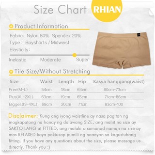 Rhian PLUS SIZE shaper Stretch Panty for women seamless underwear High ...