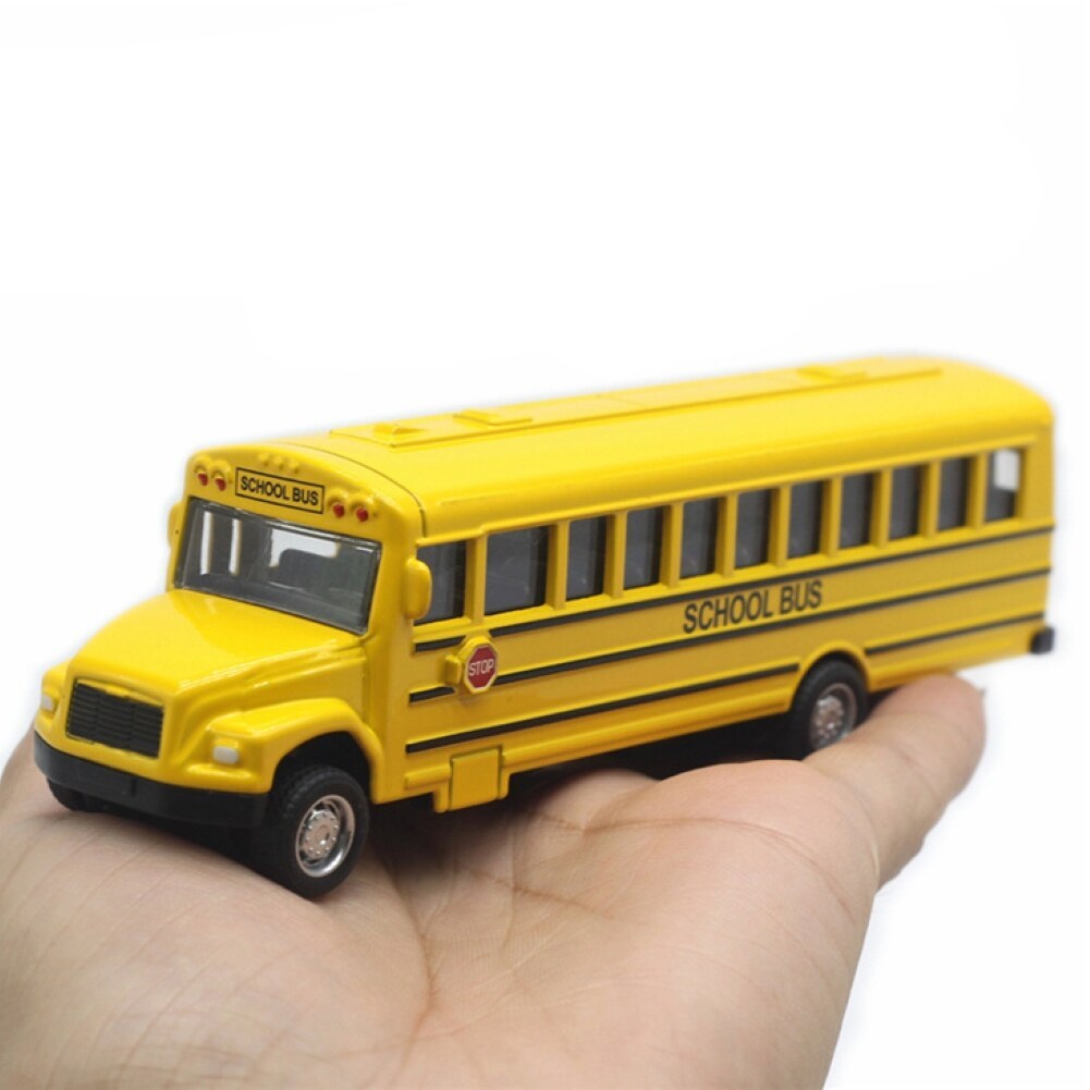 Alloy Pull Back School Bus Model Collection Vehicle Children Car Toy ...